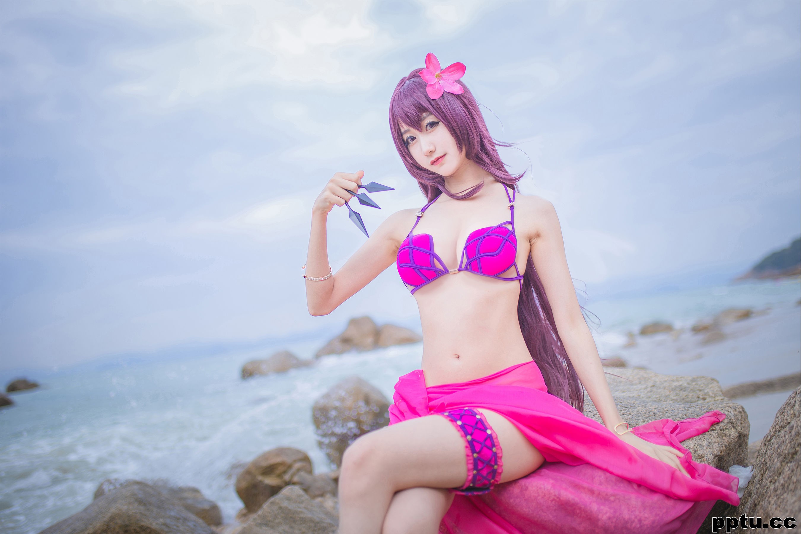 木绵绵OwO《沙滩斯卡哈》 [COSER美女] 写真集 | 皮皮兔动漫